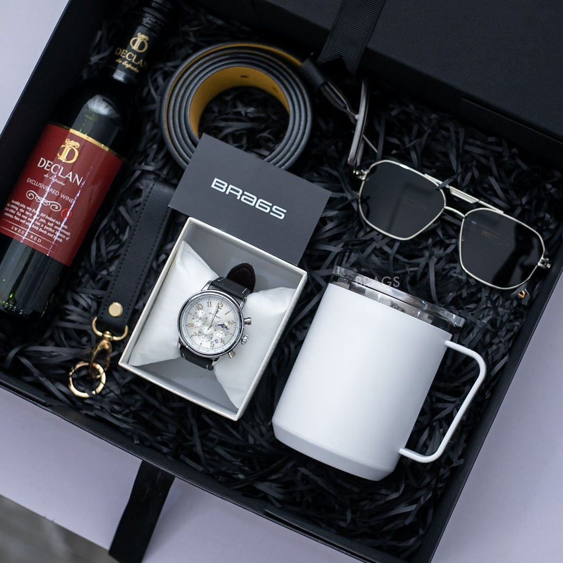 Men’s gift 3 Thermal Cup Declan wine 37.5 cl Podegar chronograph watch – Brags.ng